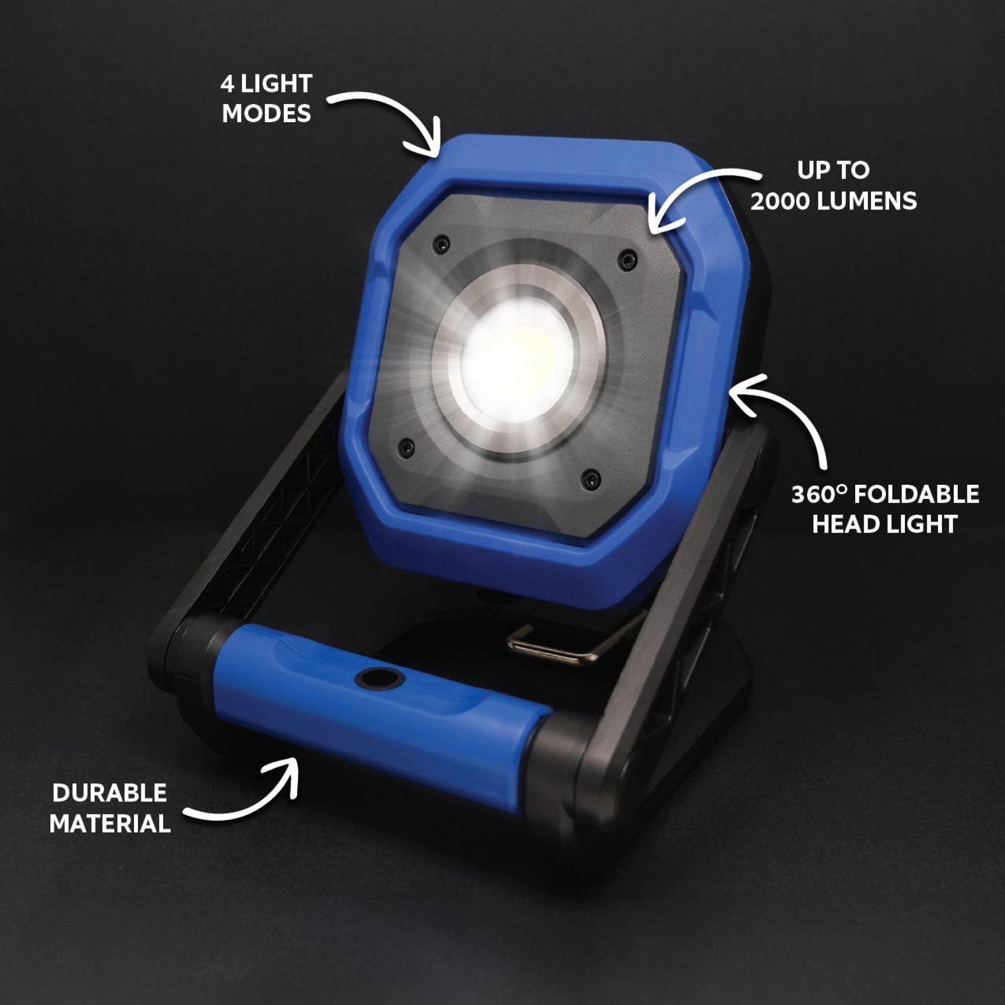Magnetic Rechargeable Extendable LED Work Light | FIRST4MAGNETS®️ US