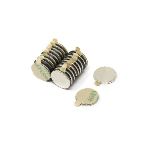 N42 Neodymium Adhesive Magnet - 15/32 in. x 1/32 in. - 1.6lbs Pull