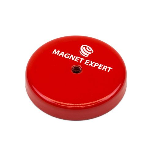 Ceramic Limpet Pot Magnet with M6 Threaded Hole - 2-3/16 in. x 3/8 in ...
