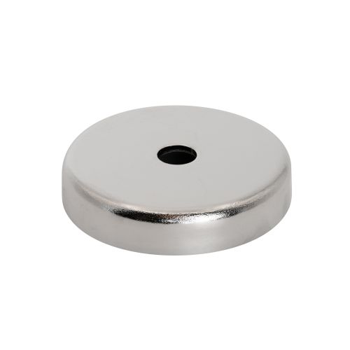 Ceramic Pot Magnet - 1-7/8 in. x 3/8 in. x 5/16 in. Hole - 34.84lbs Pull