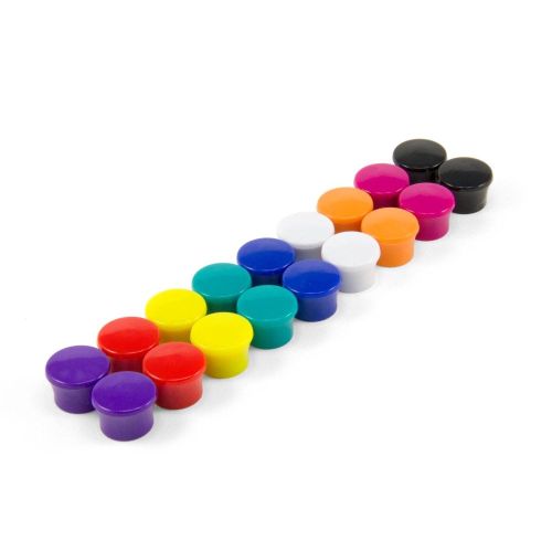 Small Colored High Power 'Memo' Board Magnets - Office & Refrigerator ...