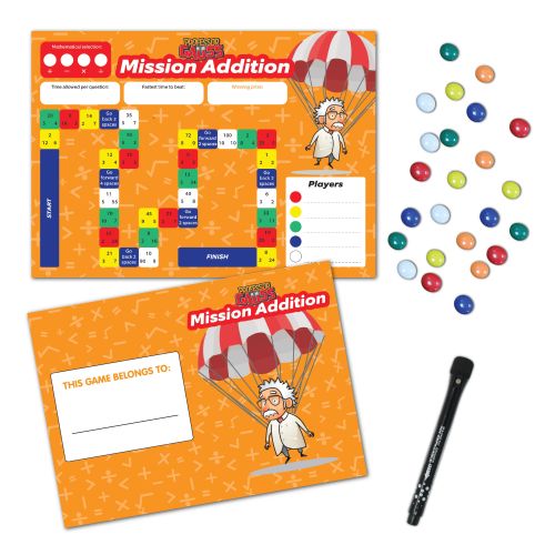 Professor Gauss™ Printed Magnet Game for Kids - Mission Addition ...