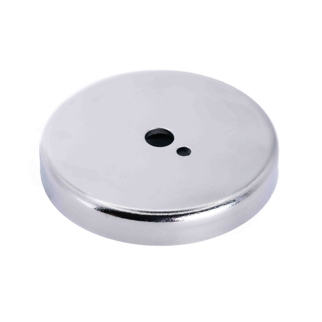 Ceramic Pot Magnet - 2-9/16 in. x 3/8 in. x 5/16 in. Hole - 86lbs Pull