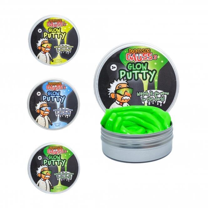 Professor Gauss™ Glow Putty Pack - Includes 4 Colors